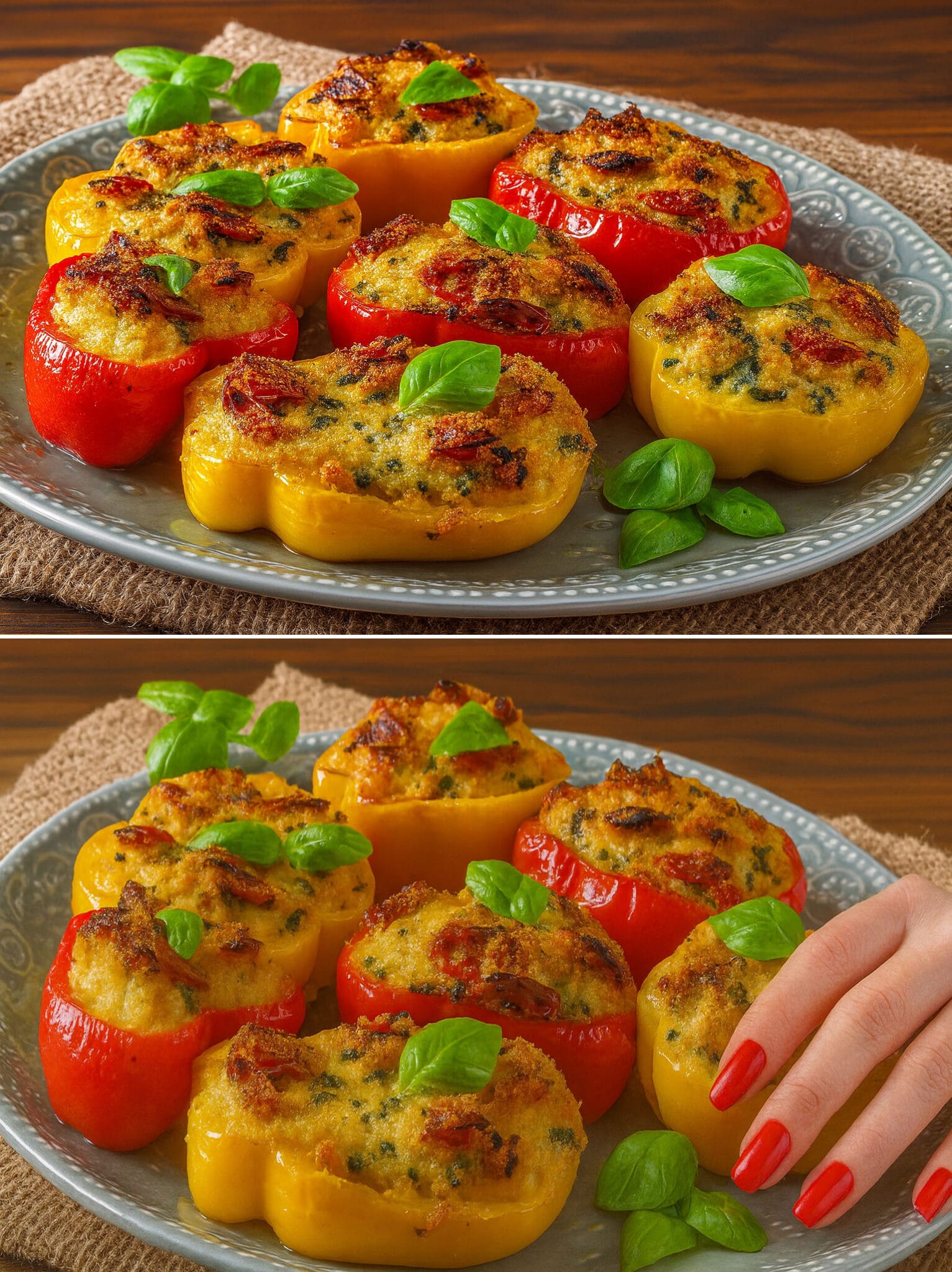 I peperoni ripieni napoletani senza carne che non smetto più di ...